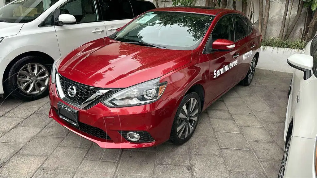 Nissan Sentra Exclusive Aut usado (2018) color Rojo precio $325,000