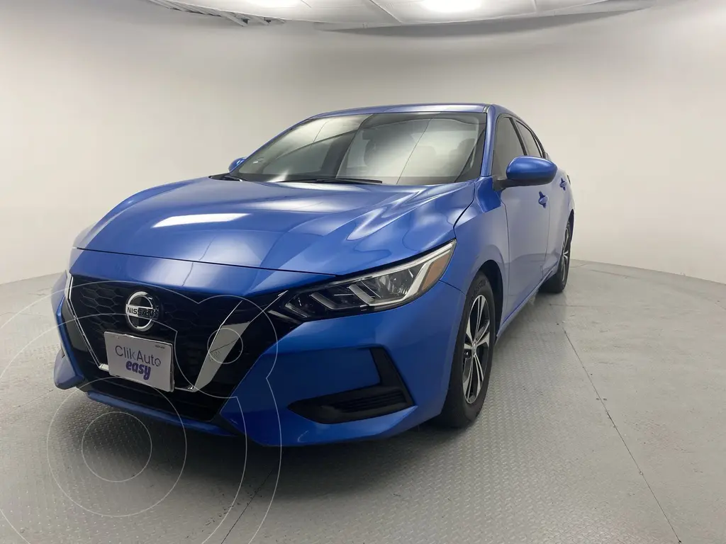 Nissan Sentra Sense usado (2021) color Azul precio $270,000