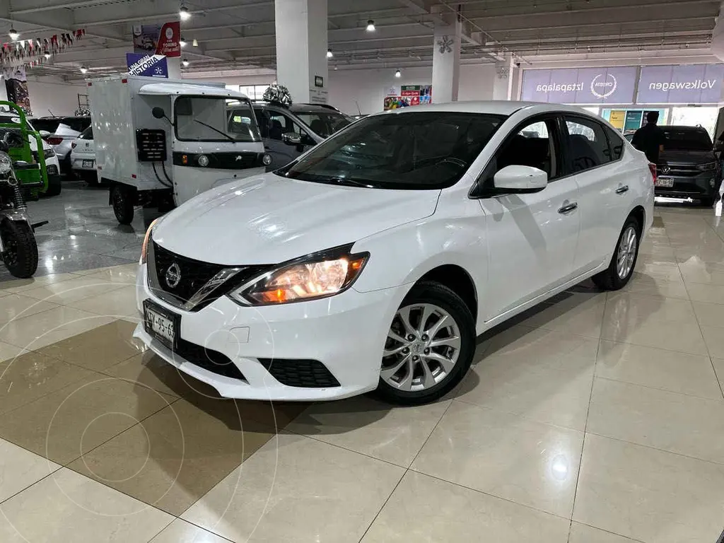 Nissan Sentra Sense usado (2019) color Blanco precio $249,000