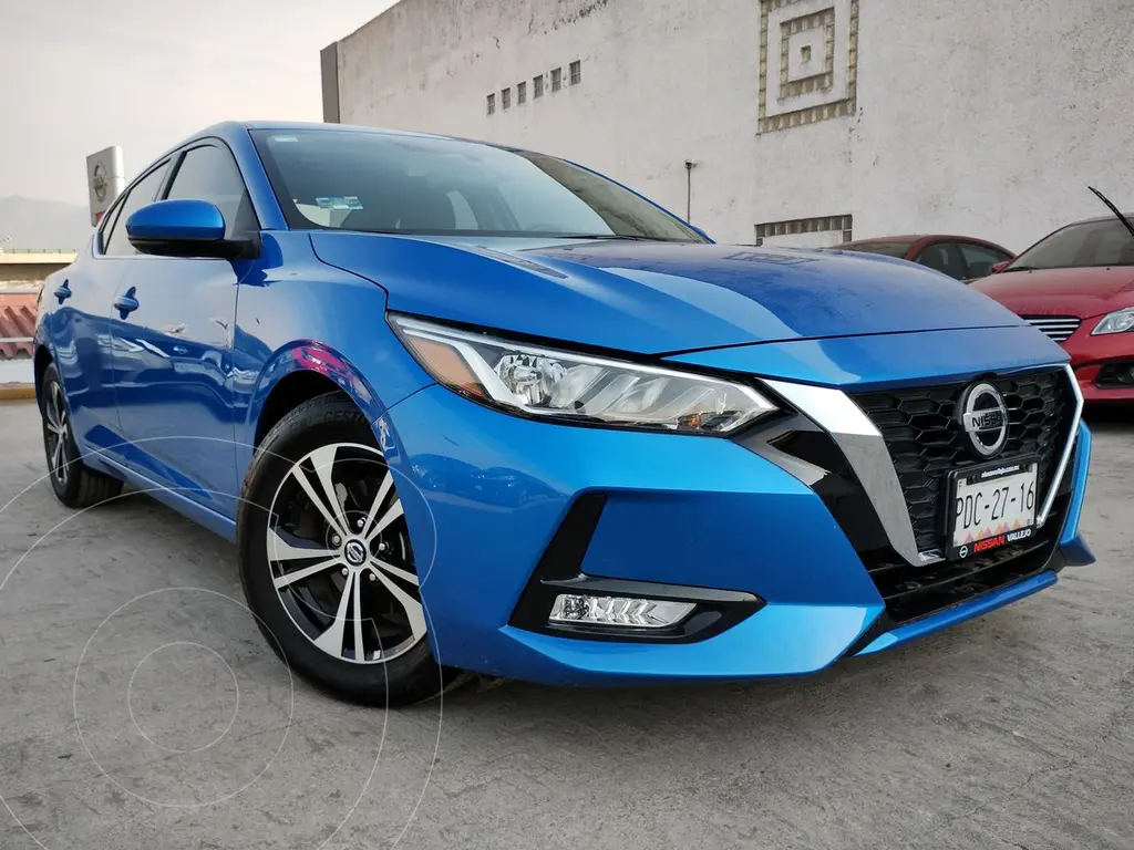 Nissan Sentra Advance Aut usado (2022) color Azul Zafiro precio $419,800