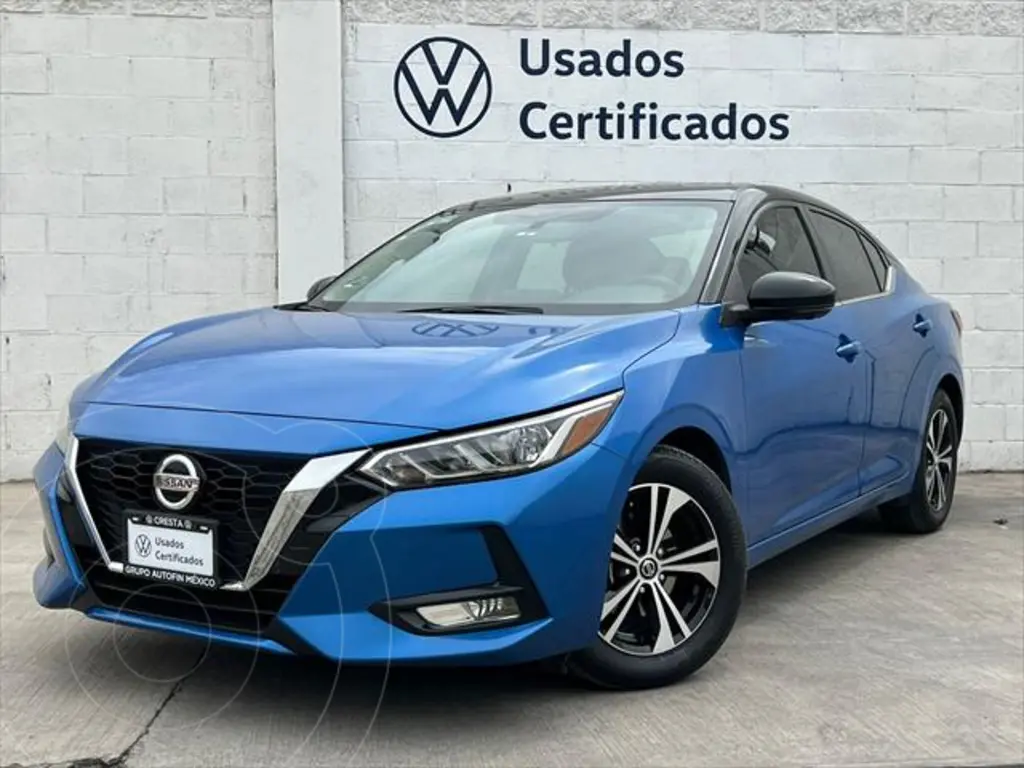 Nissan Sentra Advance usado (2022) color Azul precio $354,900