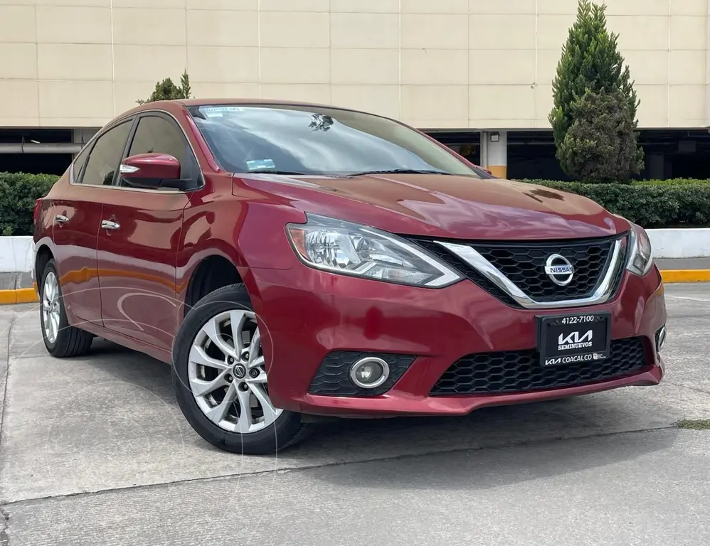 Nissan Sentra Advance Aut usado (2017) color Rojo precio $199,800
