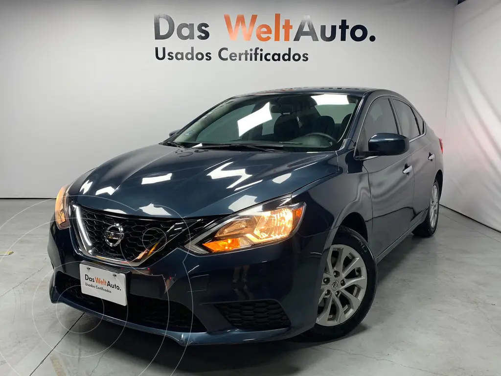 Nissan Sentra Sense usado (2018) color Azul precio $259,000