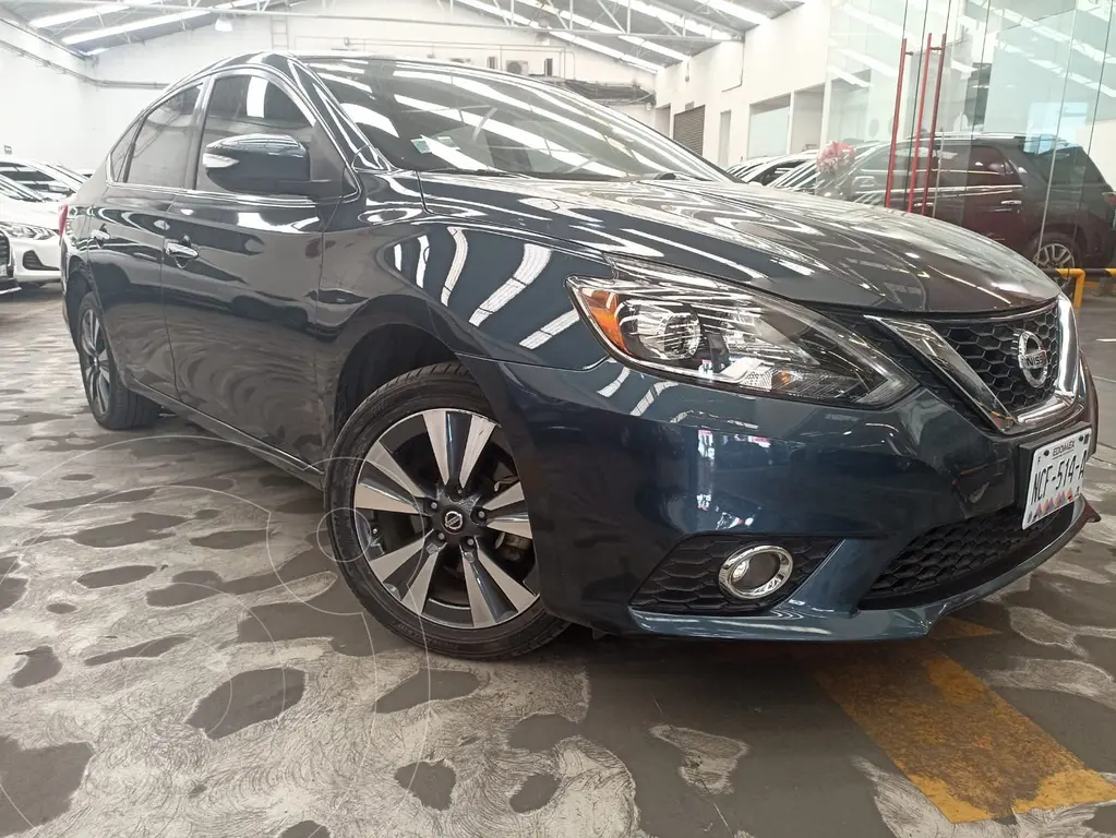 Nissan Sentra Exclusive Aut usado (2018) color Azul precio $315,000