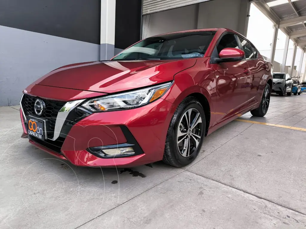 Nissan Sentra Advance usado (2020) color Rojo precio $340,000