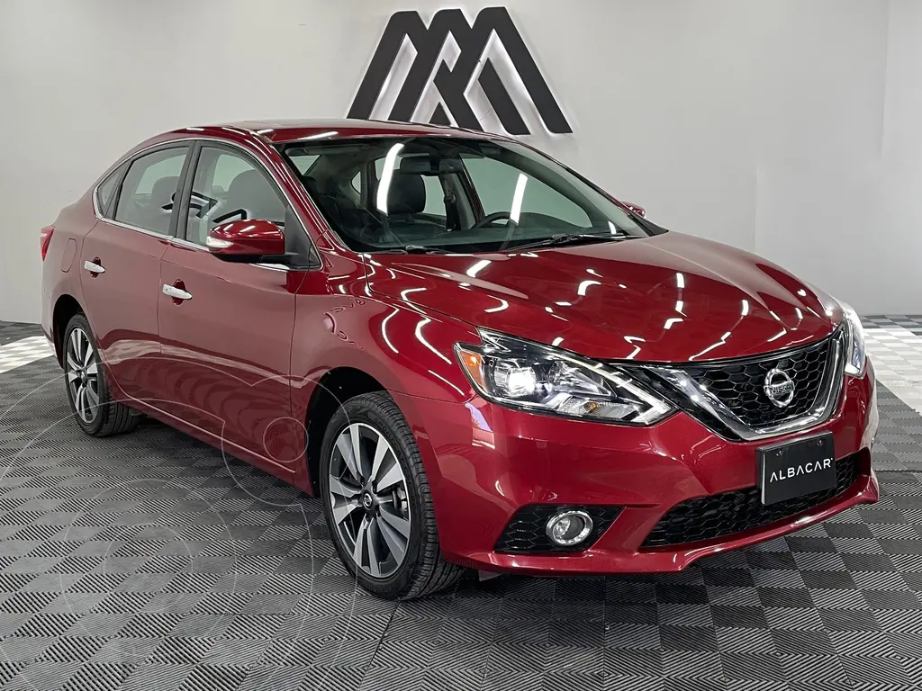 Nissan Sentra Exclusive Aut usado (2018) color Rojo precio $249,999