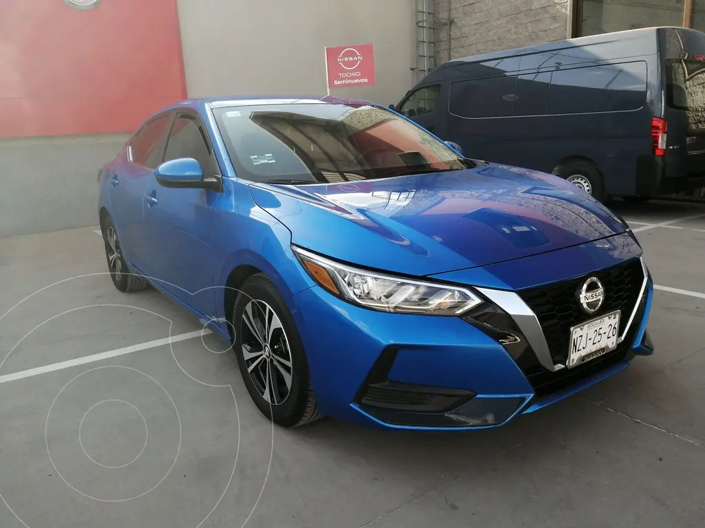 Nissan Sentra Sense usado (2020) color Azul precio $335,000