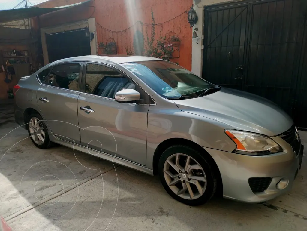 Nissan Sentra SR NAVI Aut usado (2015) color Gris precio $150,000