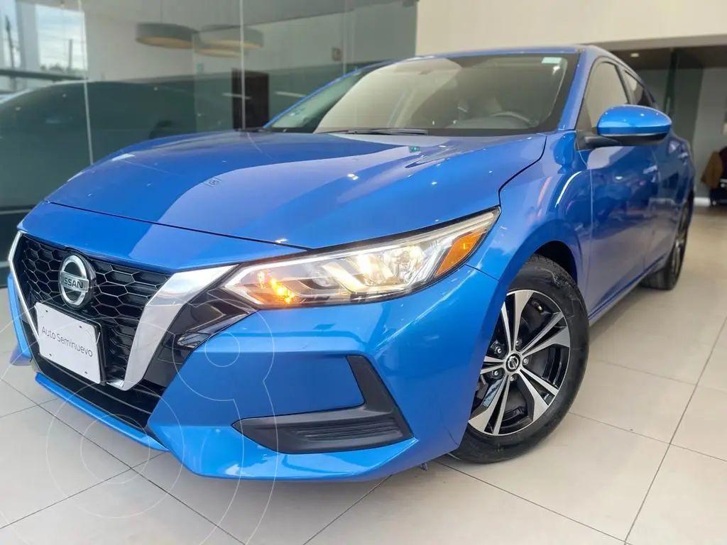 Nissan Sentra Sense usado (2022) color Azul precio $350,000
