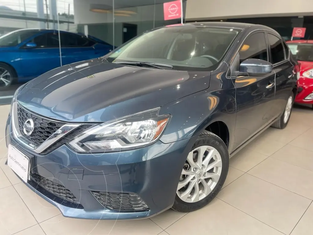 Nissan Sentra Sense usado (2019) color Azul precio $235,000