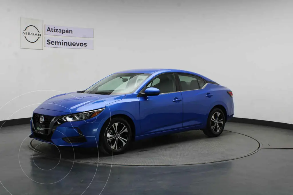 Nissan Sentra Sense usado (2021) color Azul precio $310,000