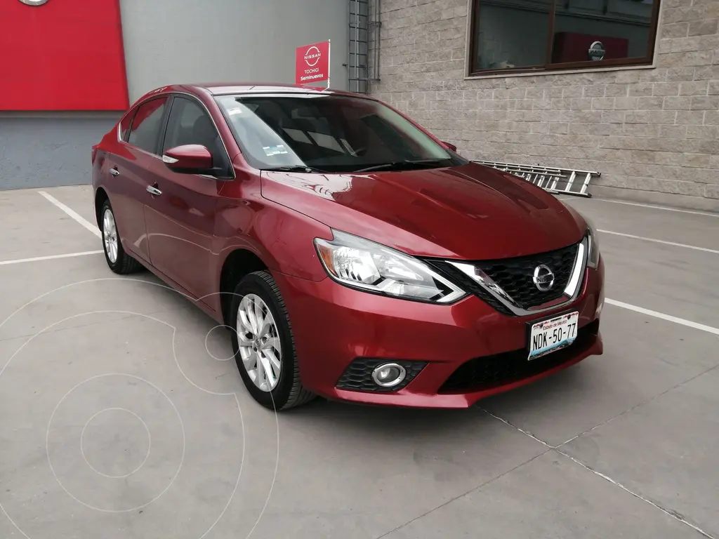 Nissan Sentra Advance usado (2018) color Rojo precio $280,000