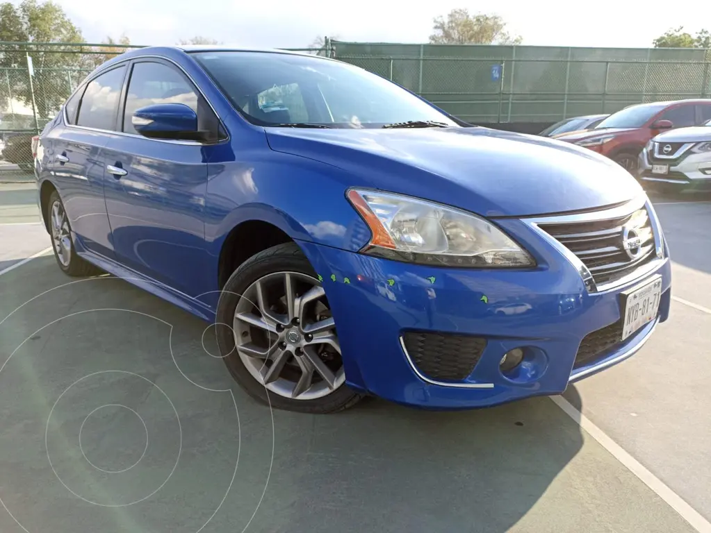 Nissan Sentra SR NAVI Aut usado (2016) color Azul precio $215,000