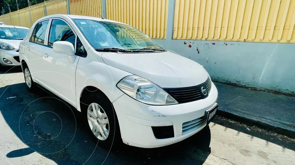 Nissan Tiida Sedan Sense usado (2017) color Blanco precio $153,000