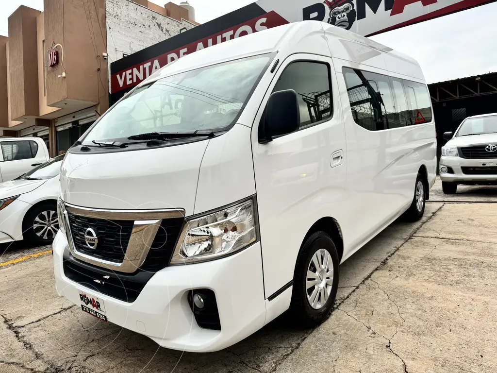 Nissan Urvan 15 Pas Amplia Aa Pack Seguridad usado (2020) color Blanco precio $539,999