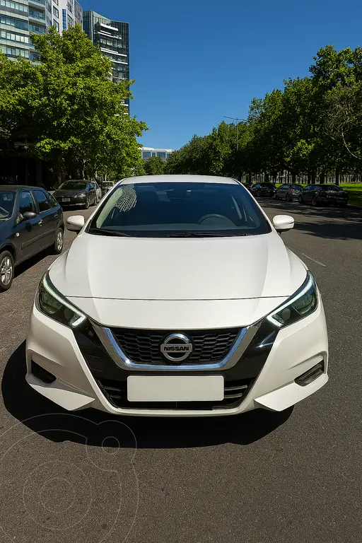Nissan Versa Exclusive Aut usado (2022) color Blanco precio u$s16.000