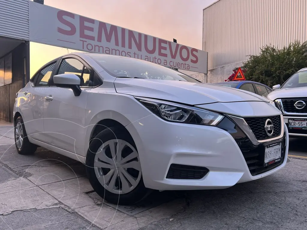 Nissan Versa Sense usado (2020) color Blanco precio $269,800