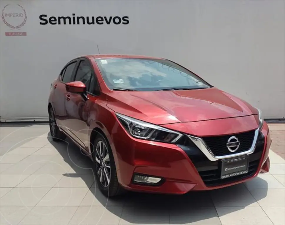 Nissan Versa Advance usado (2021) color Rojo precio $309,000