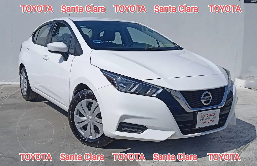 Nissan Versa Sense usado (2021) color Blanco precio $225,000