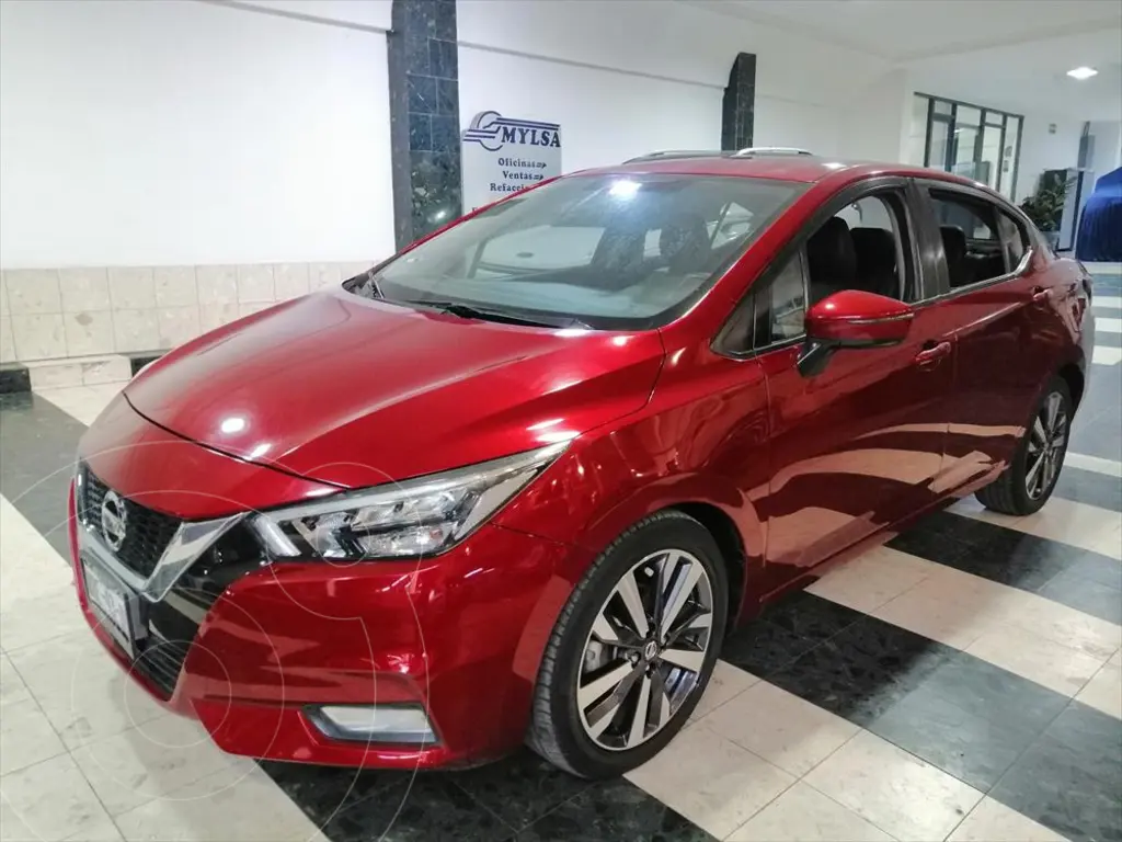 Nissan Versa EXCLUSIVE CVT usado (2020) color Rojo precio $239,000
