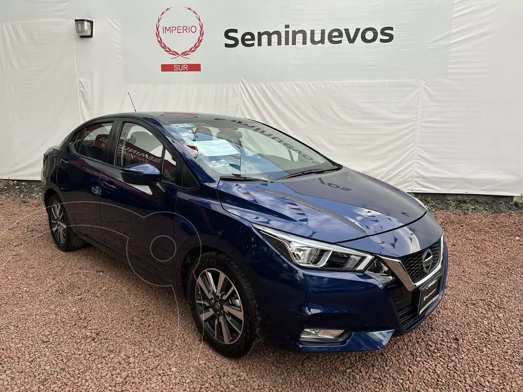 Nissan Versa Advance usado (2020) color Azul precio $305,000