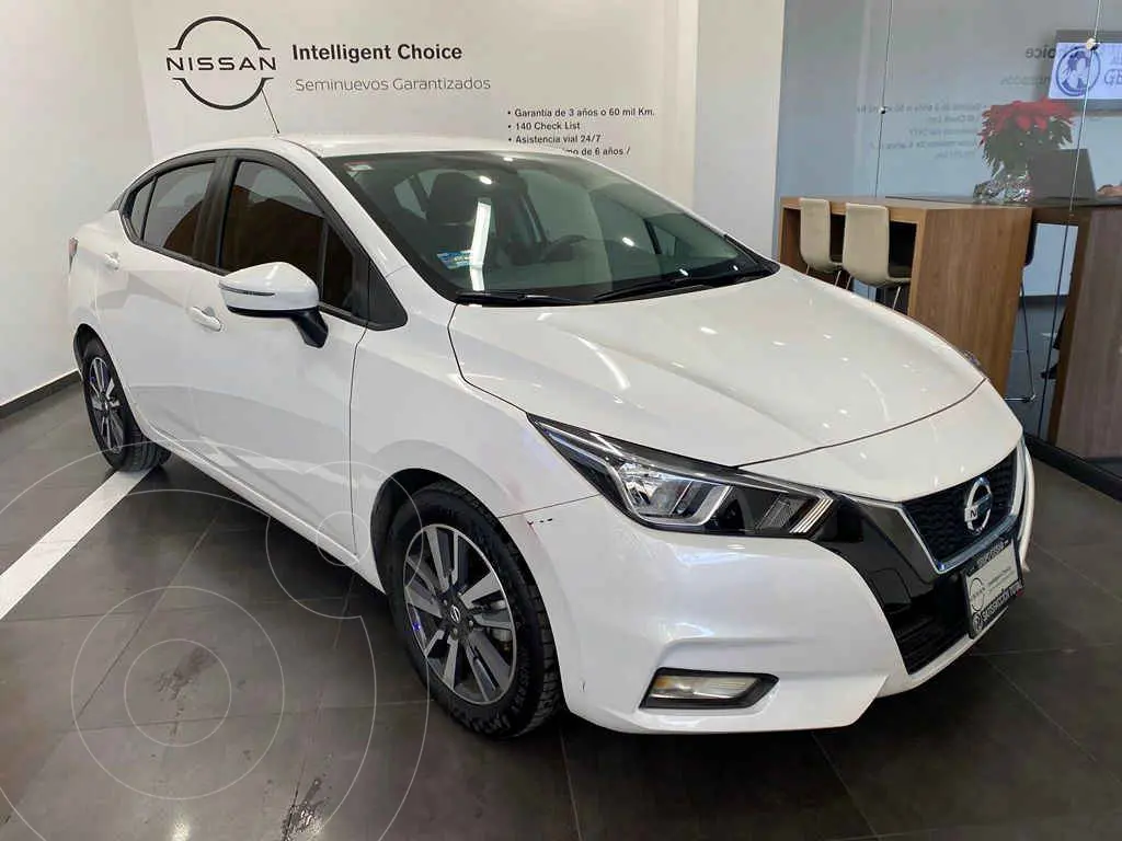 Nissan Versa Advance Aut usado (2020) color Blanco precio $285,000