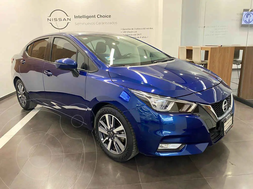 Nissan Versa Advance usado (2020) color Azul precio $289,000