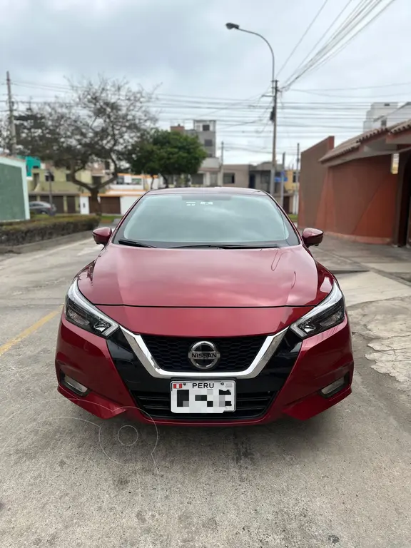 Nissan Versa Exclusive CVT usado (2021) color Rojo precio u$s13,000