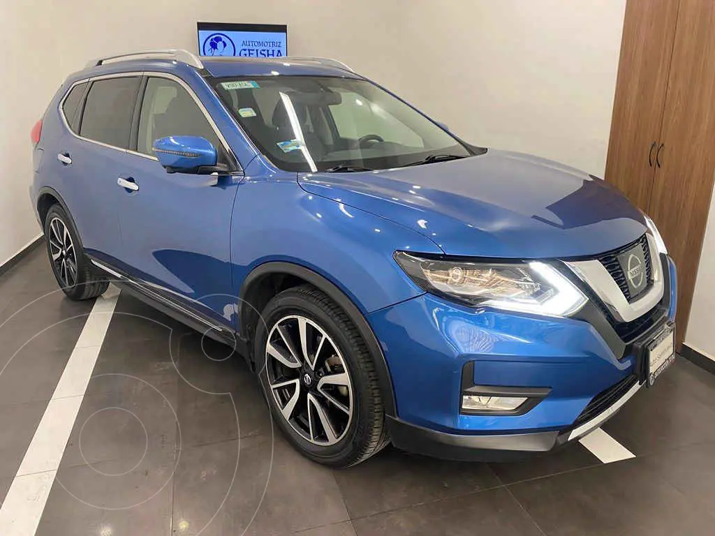 Nissan X-Trail Exclusive 2 Row usado (2018) color Azul precio $385,000