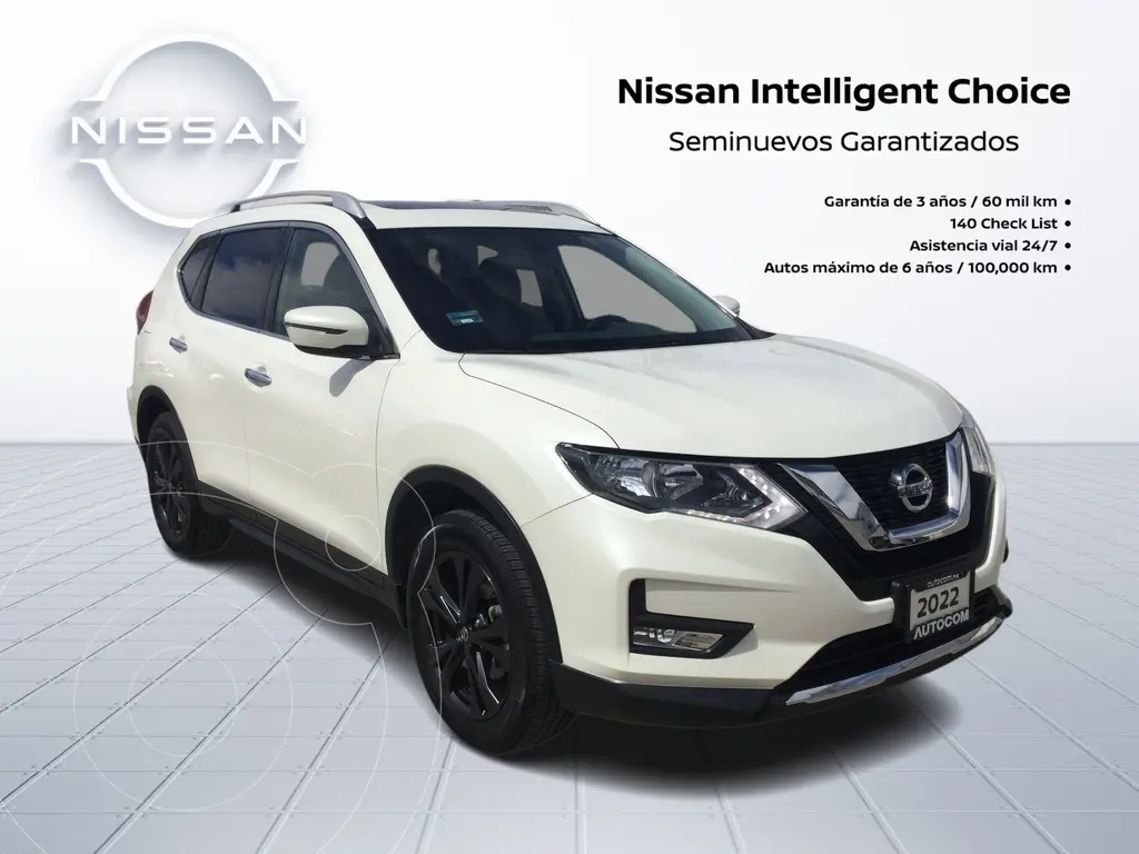 Nissan X-Trail Advance 2 Filas usado (2022) color BLANCO SATINADO precio $562,000