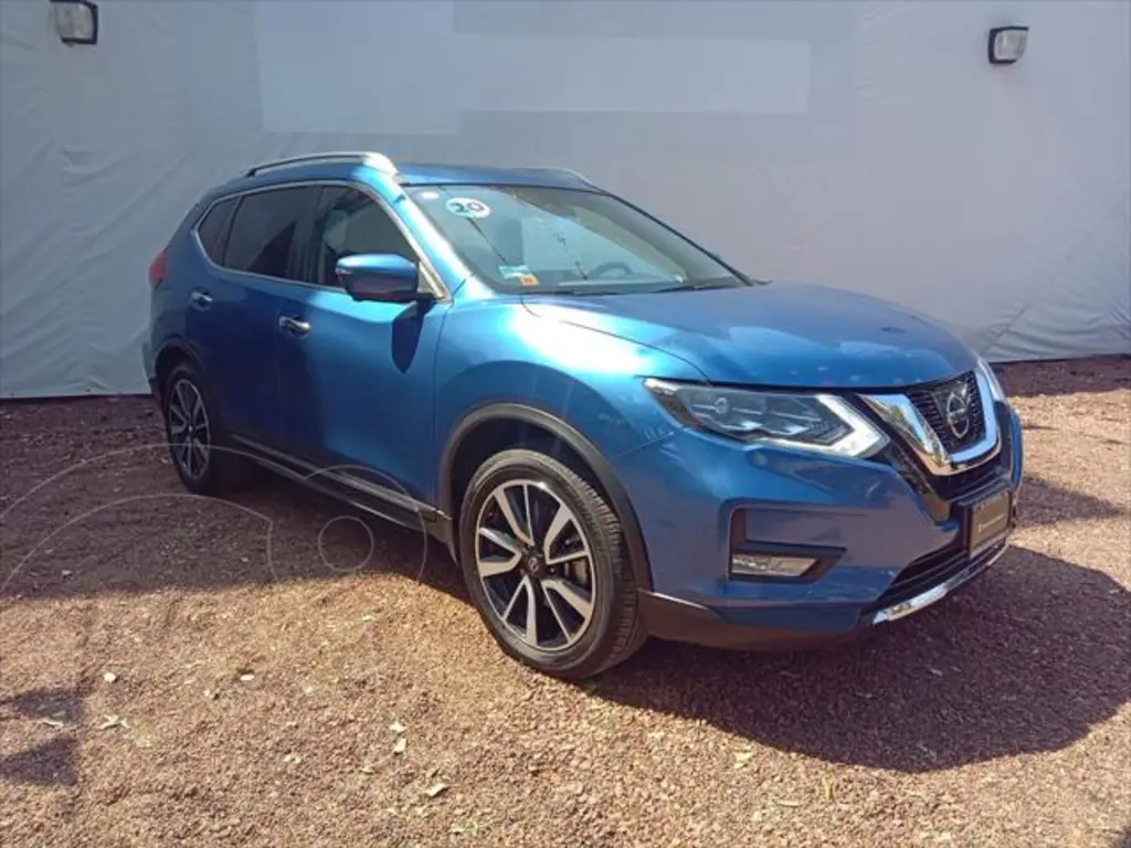 Nissan X-Trail Exclusive 3 Row usado (2020) color Azul precio $510,000