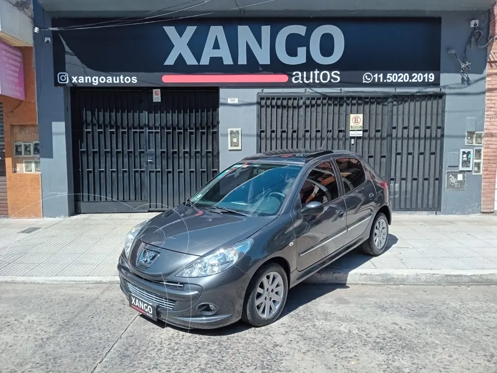 Peugeot 207 207 COMPACT 1.6 5 P XT//FELINE usado (2012) color Gris ...