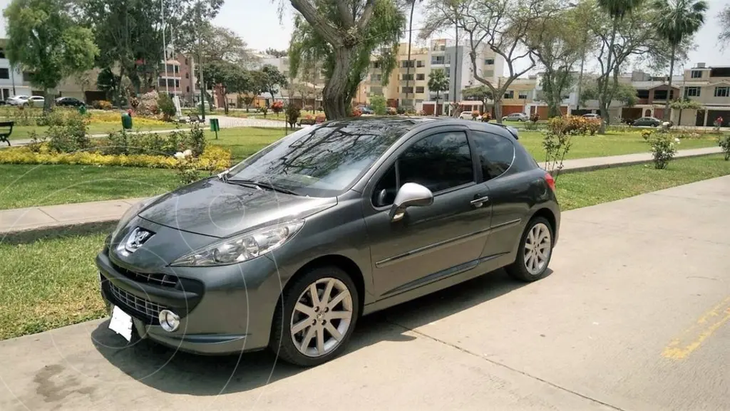 Peugeot 207 Premium Tiptronic 1.6L 5P usado (2010) color Gris Thorium ...