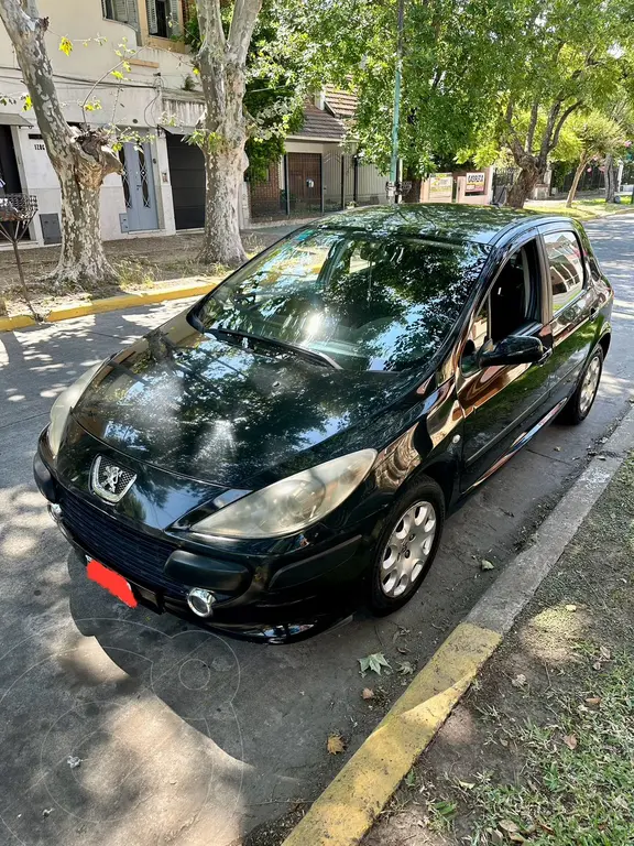 Peugeot 307 5P 1.6 XS usado (2007) color Negro precio $6.200.000