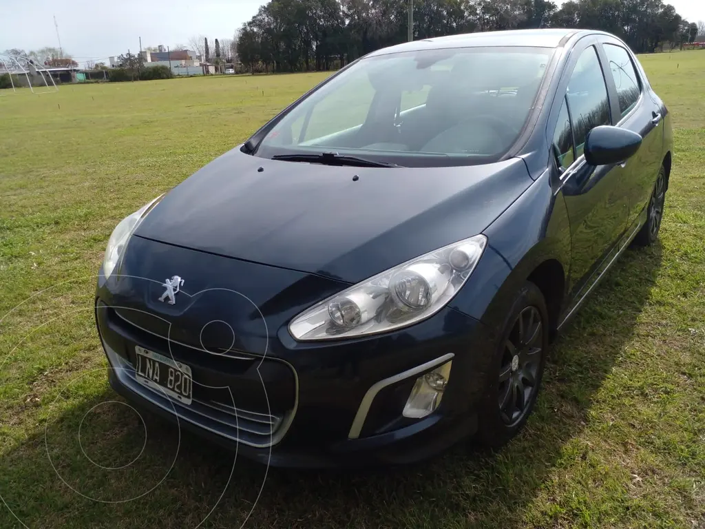 Peugeot 308 Active HDi usado (2012) color Azul precio $5.000.000