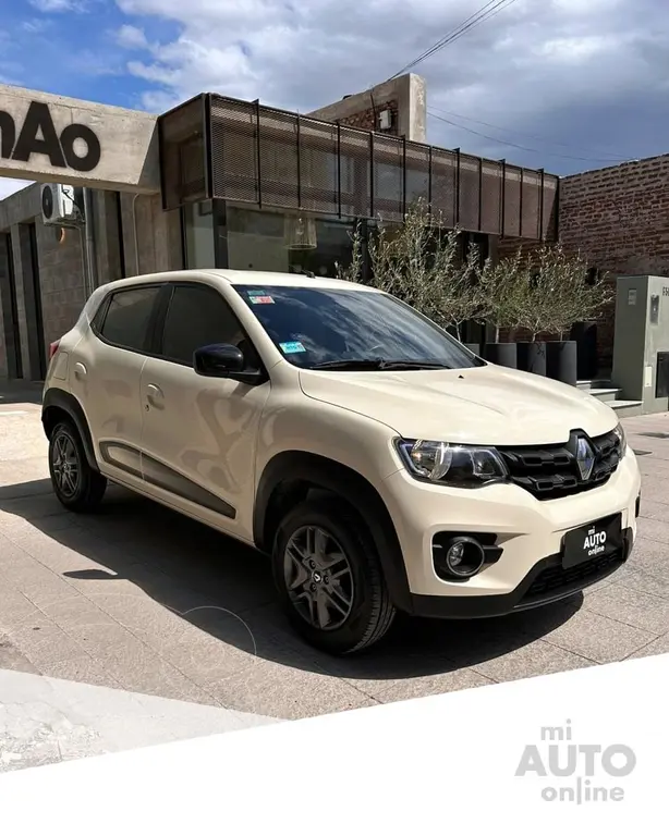 Renault Kwid KWID 1.0 ICONIC usado (2019) color Crema precio $15.500.000