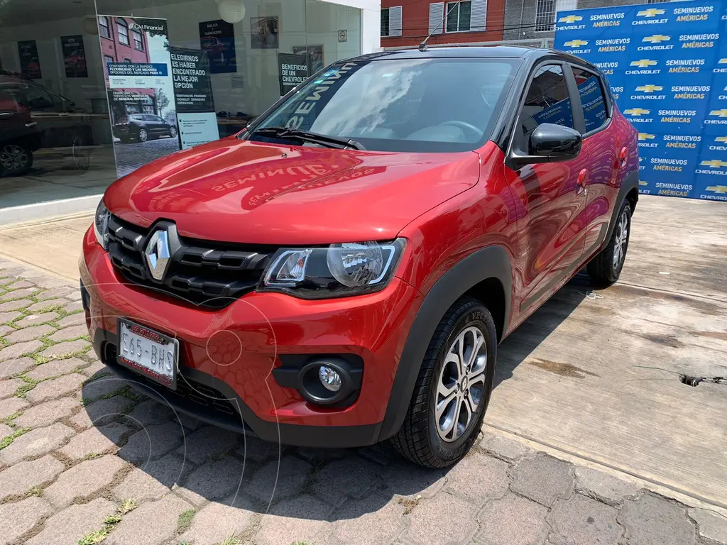 Renault Kwid Bitono usado (2021) color Rojo precio $208,538