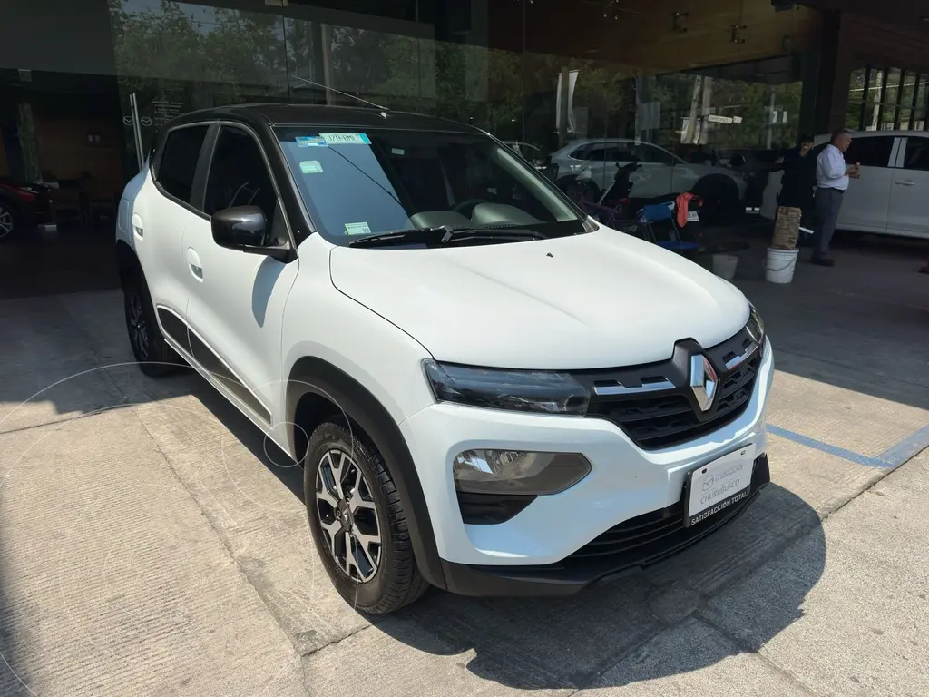 Renault Kwid Bitono usado (2024) color Blanco Glaciar precio $240,000