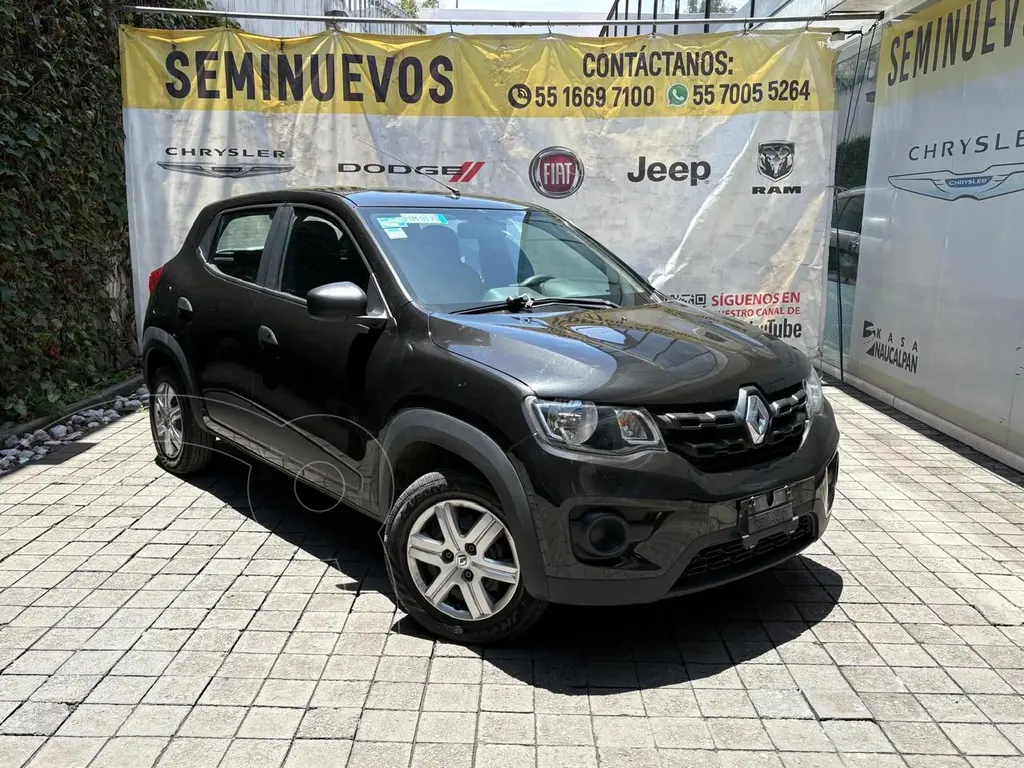 Renault Kwid Intens usado (2020) color Negro precio $158,000