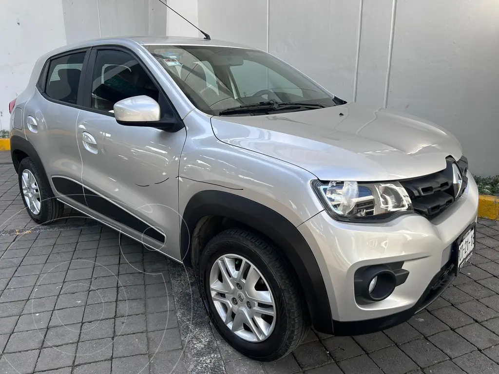 Renault Kwid Iconic usado (2022) color plateado precio $190,000