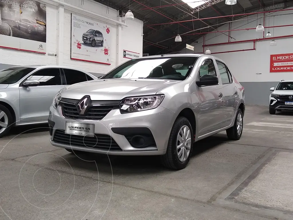 Renault Logan 1.6 Life usado (2023) color Gris Acero precio $19.300.000
