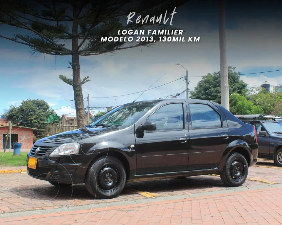 Renault Logan Familier Ac usado (2013) color Negro Nacarado precio $25. ...