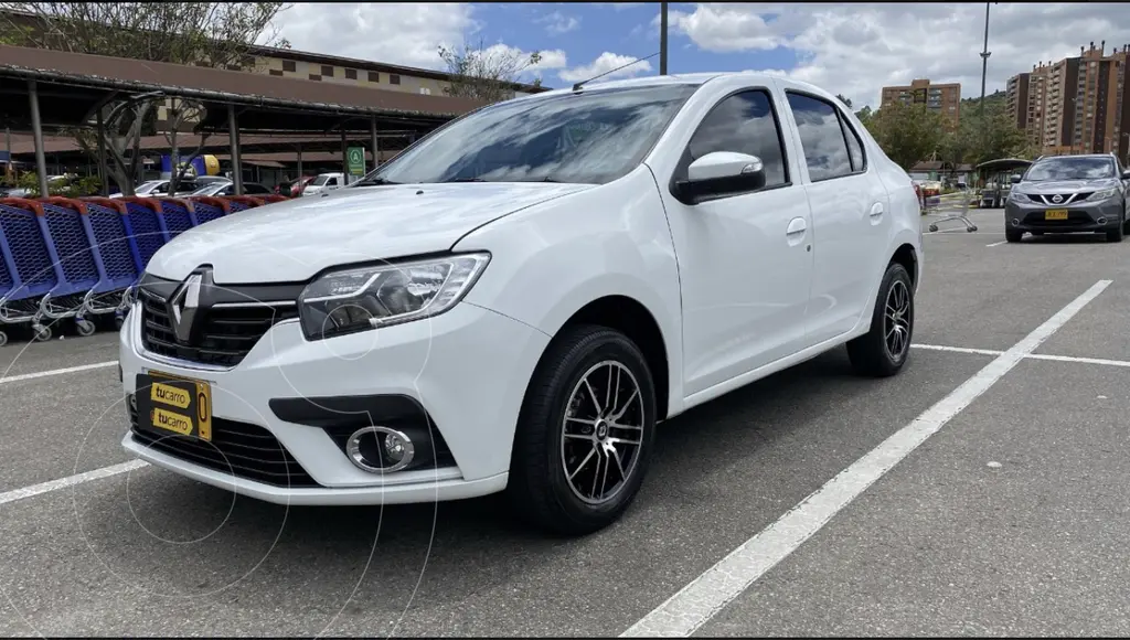 Renault Logan Life Plus usado (2022) color Blanco Artico precio $52.500.000