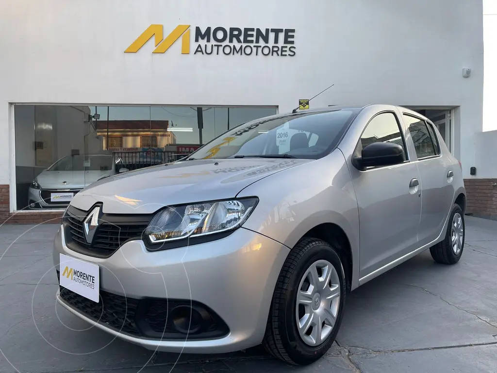 Renault Sandero 1.6 Expression usado (2016) color Gris precio $8.290.000