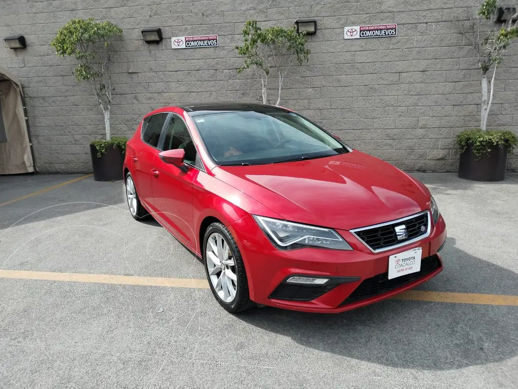 SEAT Leon FR 1.4T 150 HP DSG usado (2018) color Rojo precio $336,000
