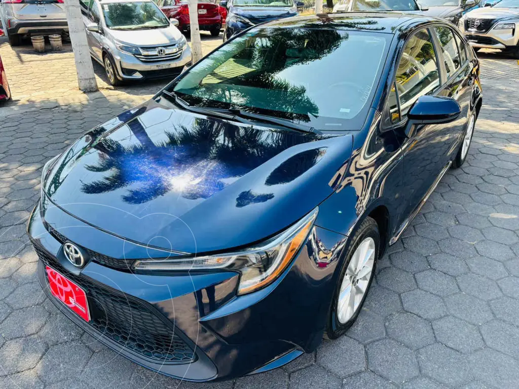 Toyota Corolla LE 1.8L Aut usado (2020) color Azul precio $307,000