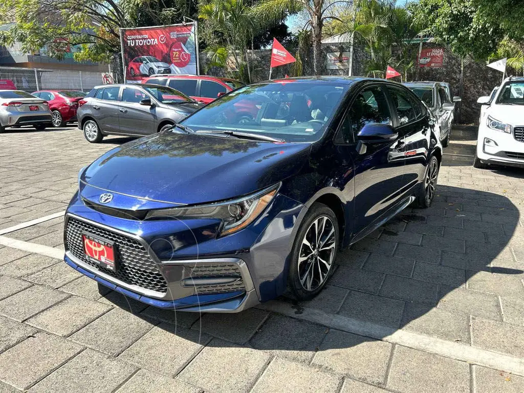 Toyota Corolla SE Aut usado (2020) color Azul precio $395,000