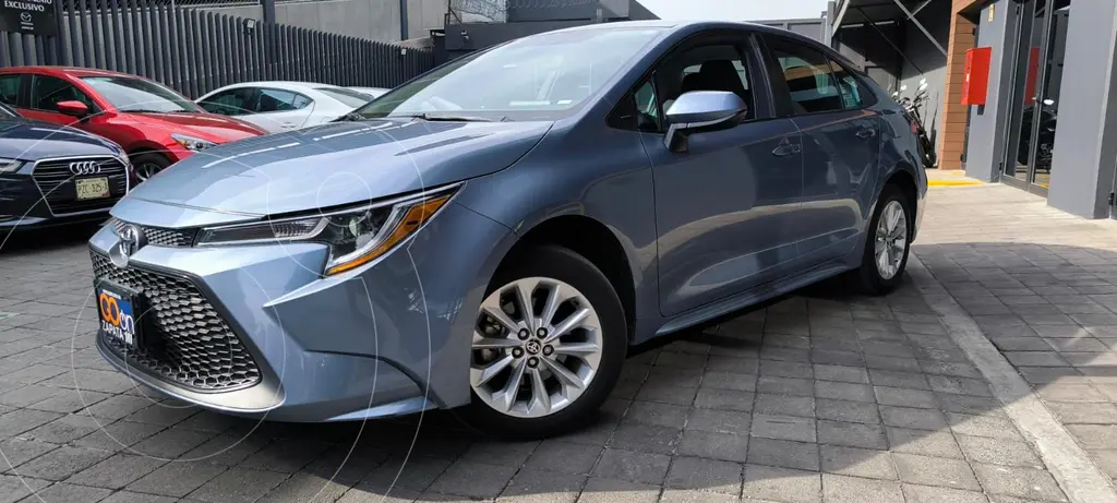 Toyota Corolla LE Aut usado (2021) color Azul precio $355,000