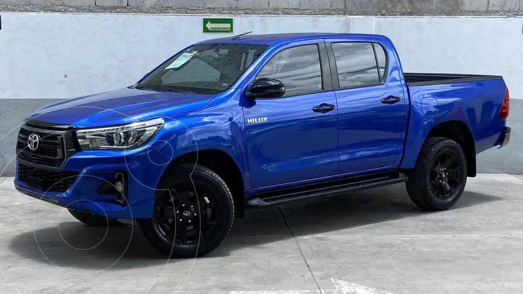 Toyota Hilux Cabina Doble Diesel 4X4 Aut usado (2019) color Azul precio $629,000