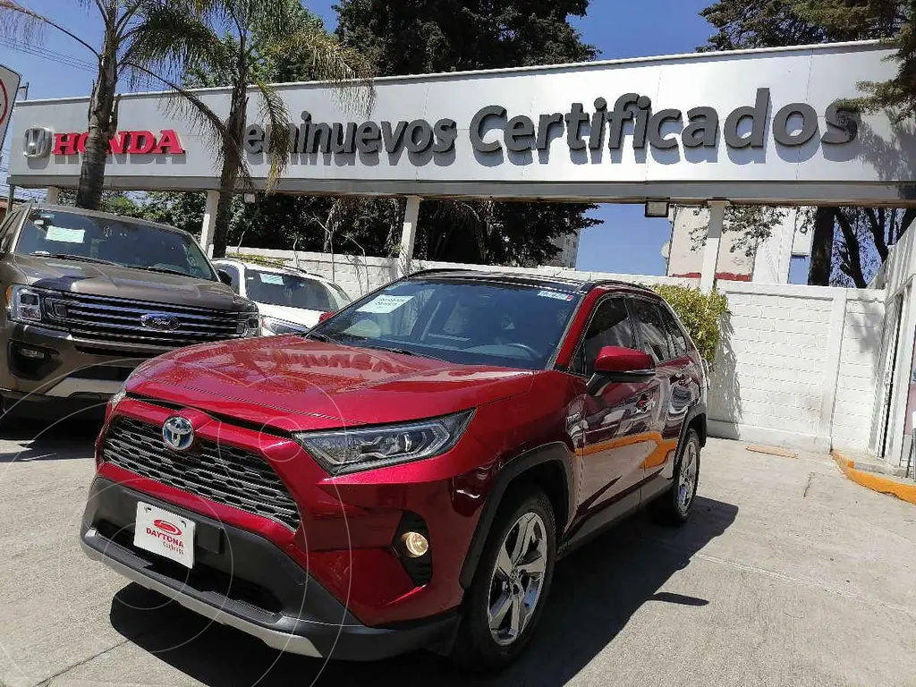 Toyota RAV4 HEV Limited usado (2019) color Vino Tinto precio $518,000